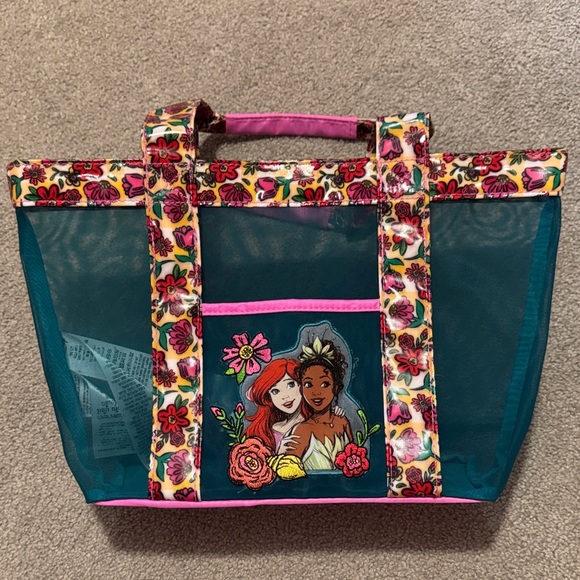 Disney | Accessories | Disney Floral Princess Mesh Tote | Poshmark